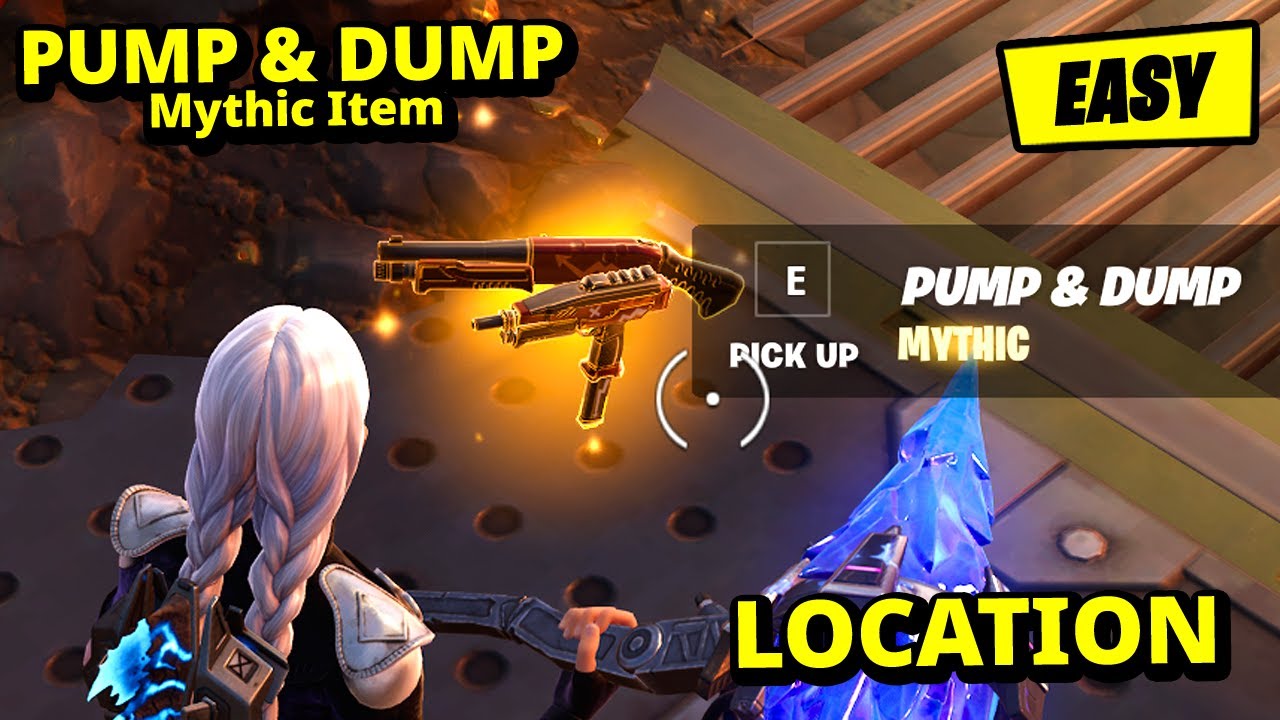 How to EASILY Get MYTHIC Pump & Dump SMG Shotgun Gameplay in Fortnite ...