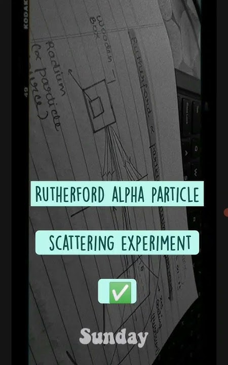 Structure of atom || class 11th || Rutherford alpha particle scattering ...