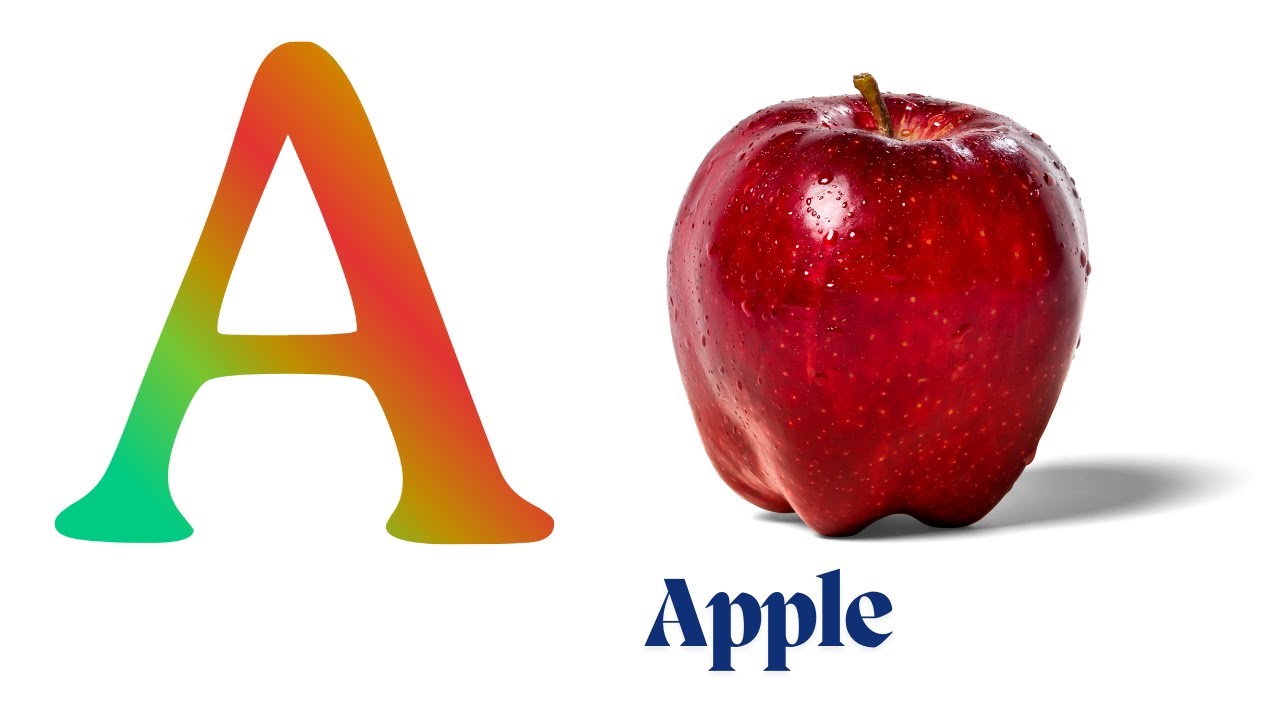 A for Apple-B for Ball-Alphabet Song-Kids learning by Alphabet - YouTube