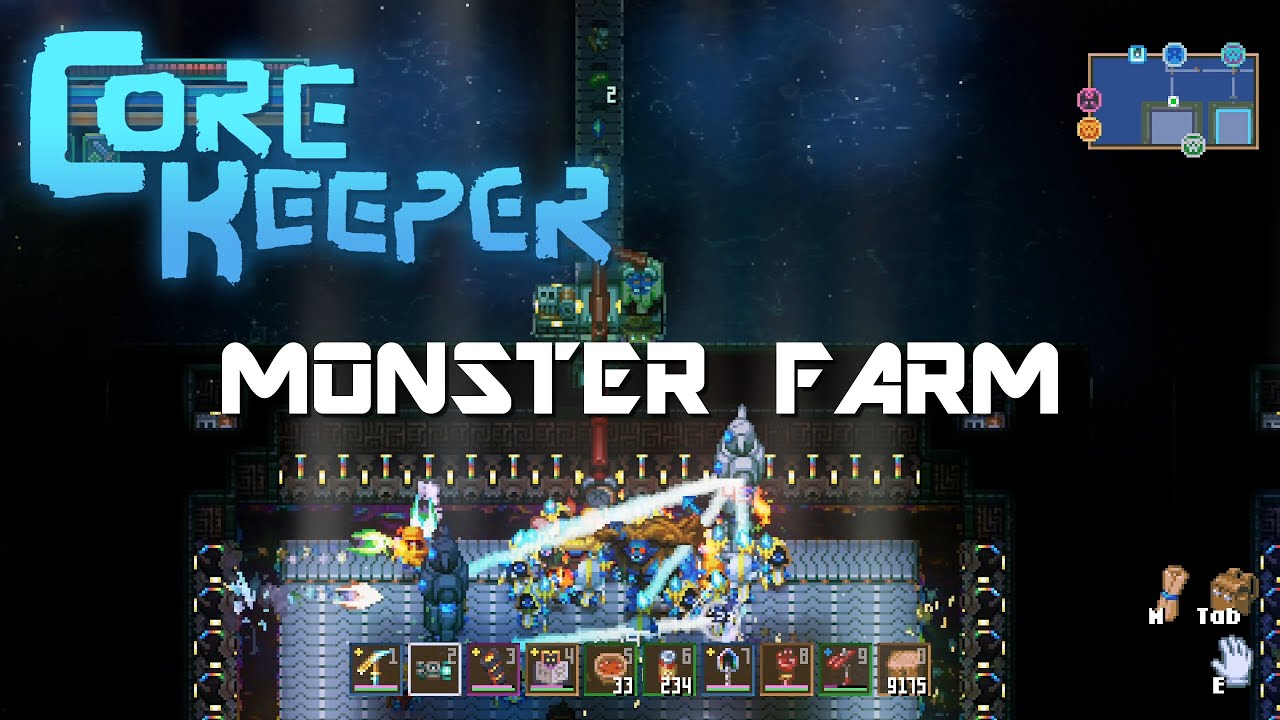 Monster Farm Setup | Core Keeper - YouTube