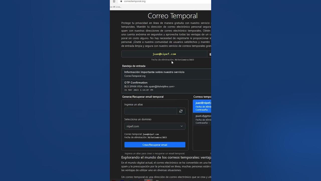 Sabías que PUEDES usar CORREOS TEMPORALES??? - YouTube