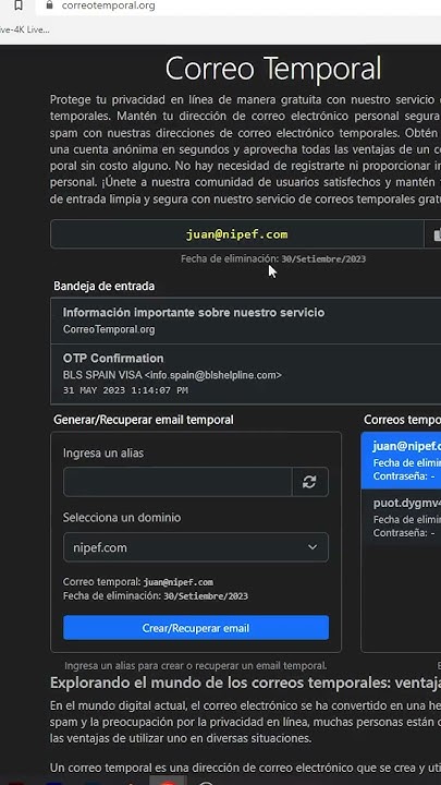 Sabías que PUEDES usar CORREOS TEMPORALES??? - YouTube