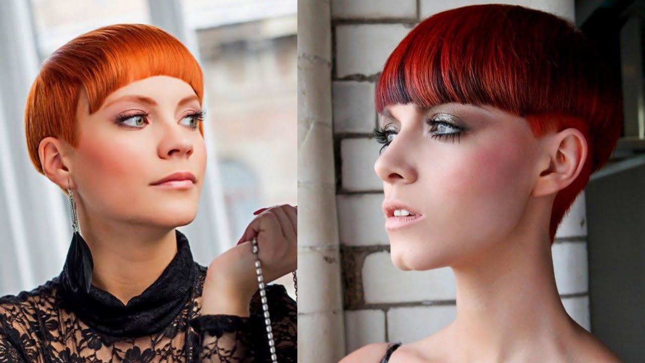 Very Hottest short Bob haircuts/Very small half shaved undercut ...