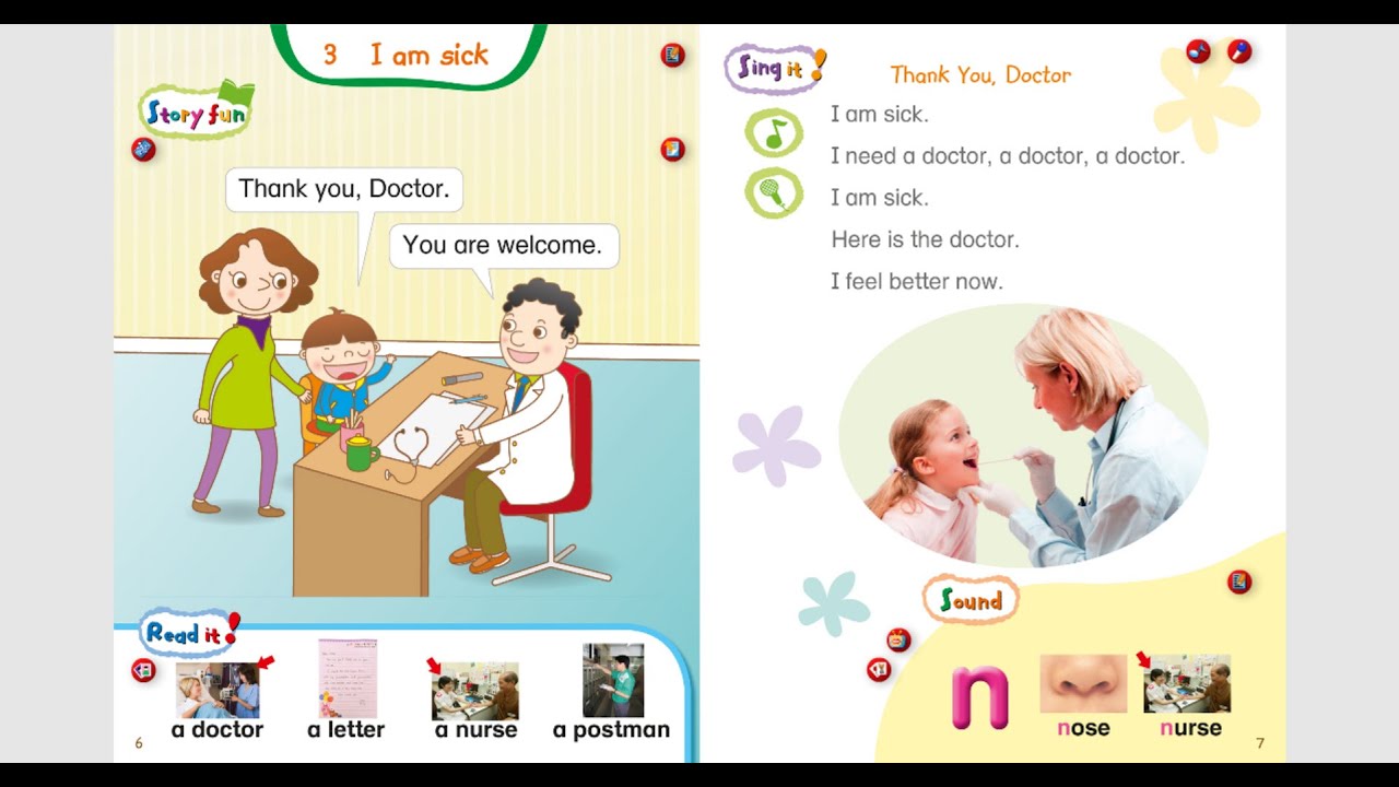 3. I am sick. English through stories. Free education. - YouTube