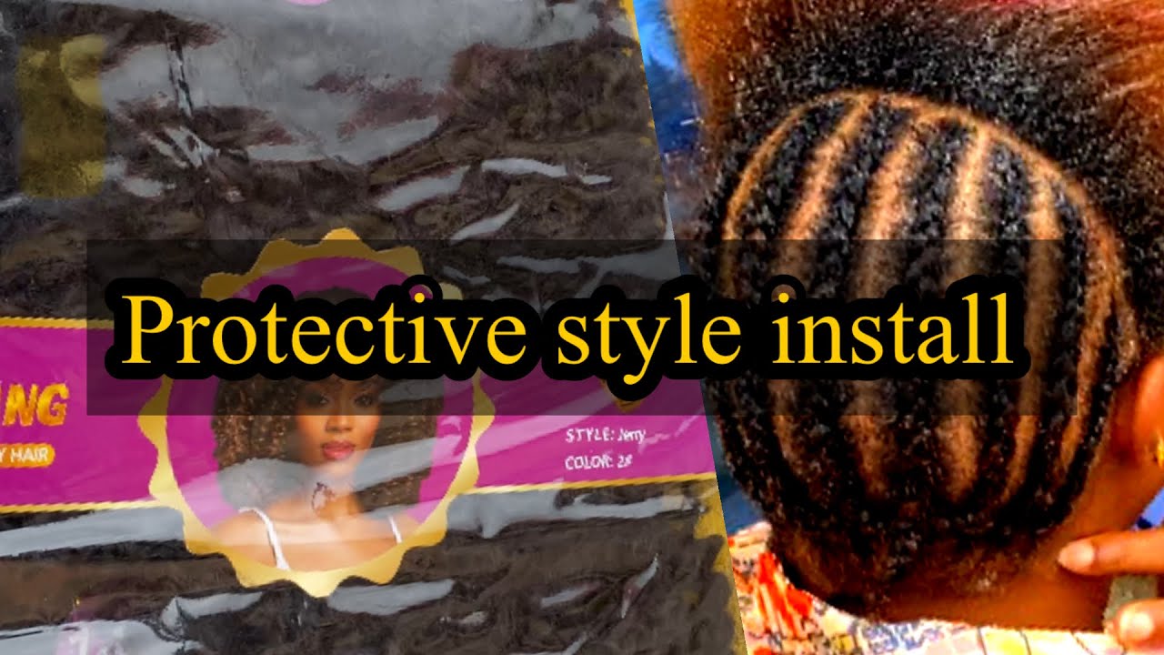 Sew-in| Hair Vlog | Client Transformation | Protective Style - YouTube