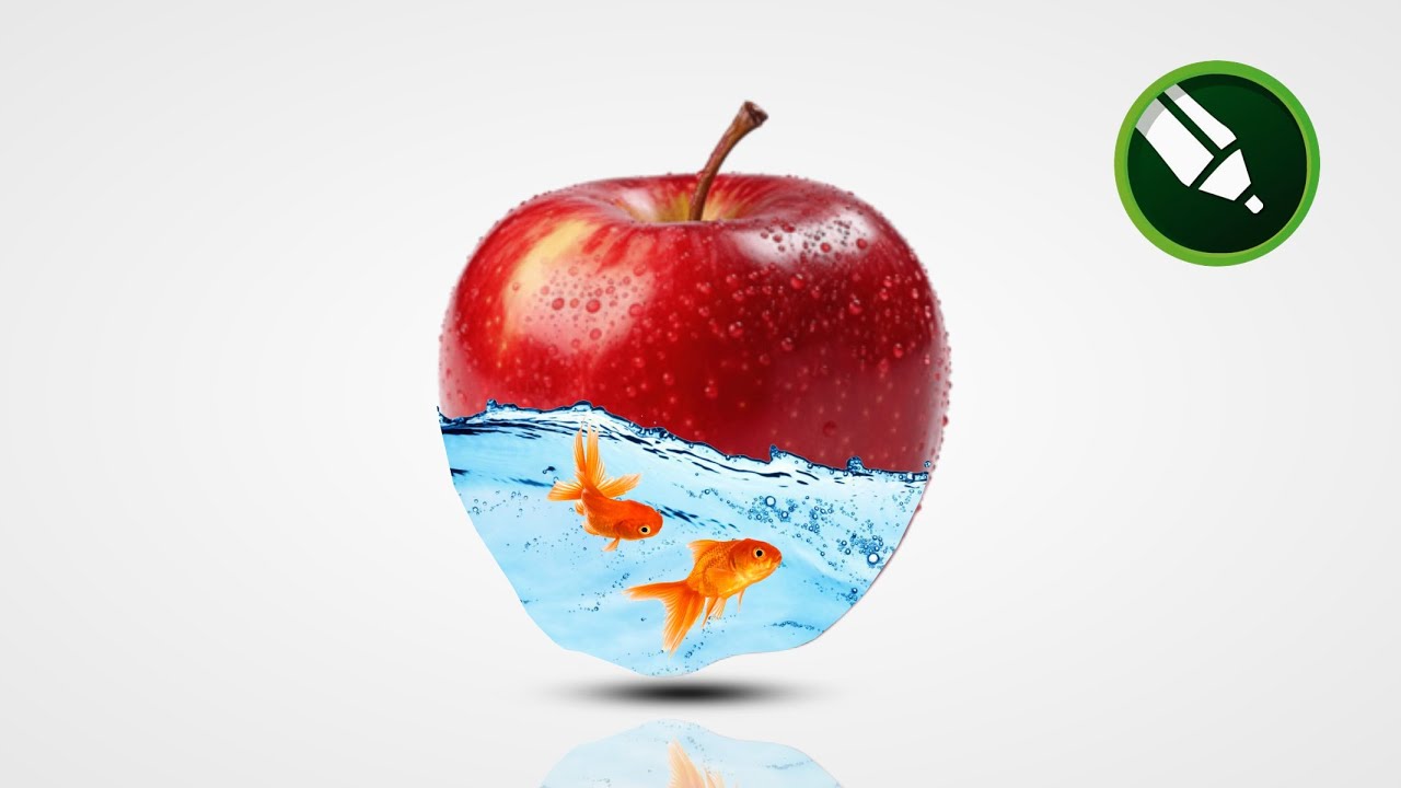 Apple fish Manipulation || CorelDraw Tutorial for Beginners ...