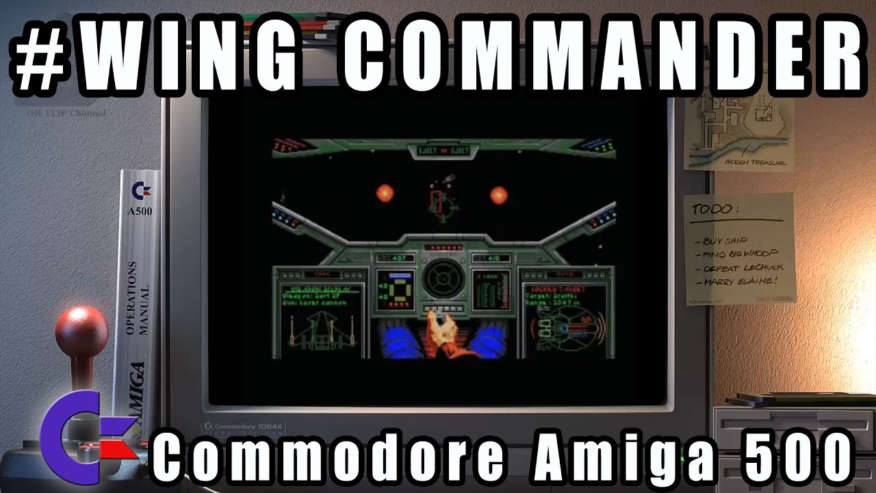 Wing Commander - Commodore Amiga 500 Gameplay Demo - YouTube