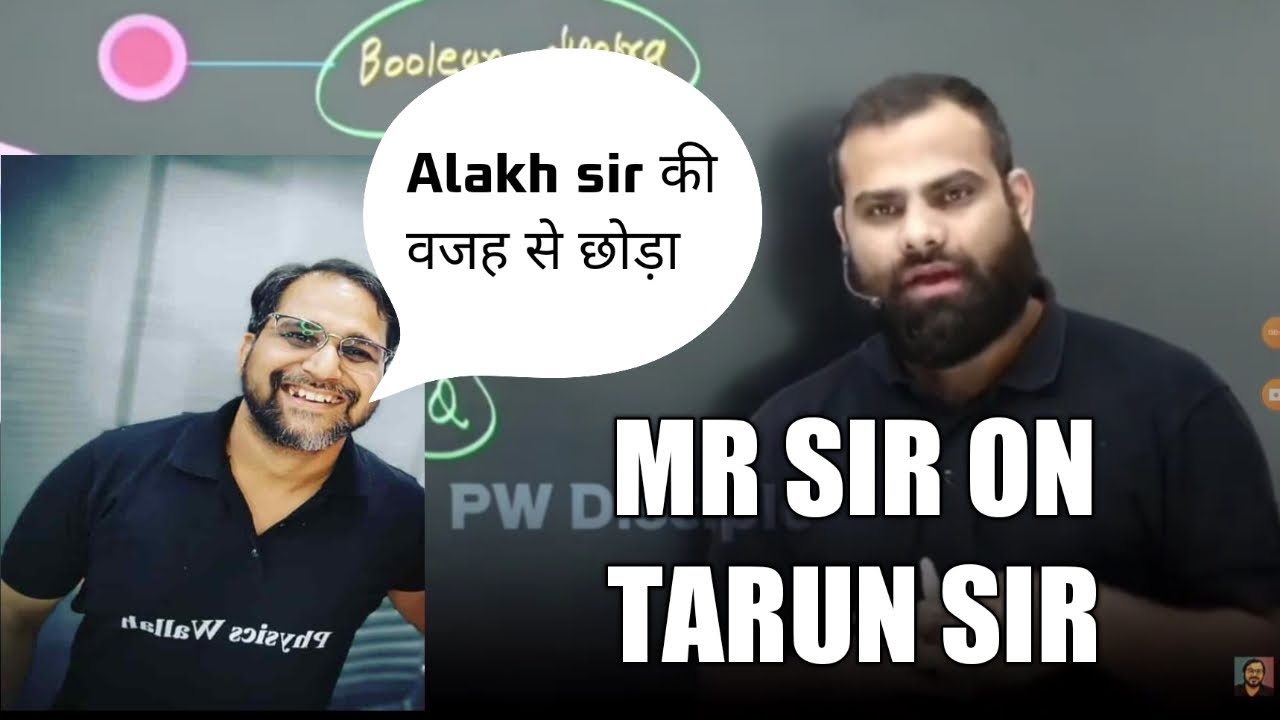 MR SIR ON tarun sir why tarun sir left physics wallah @PhysicsWallah ...