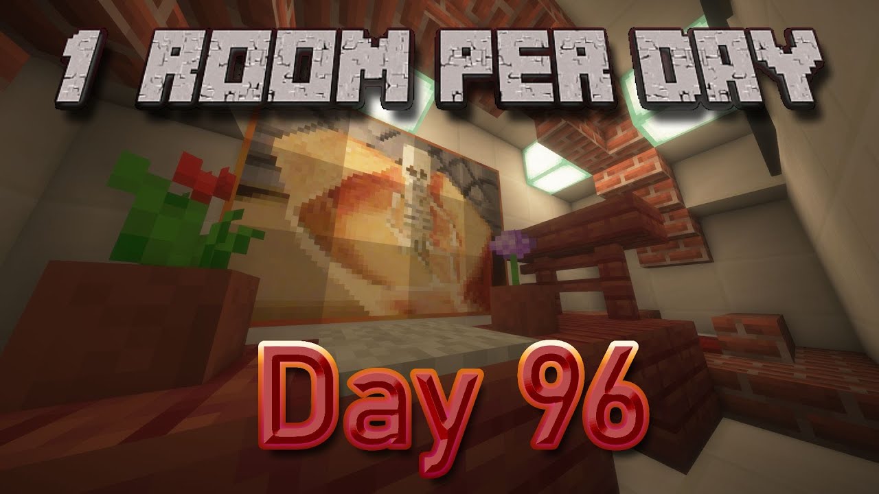 Building a room everyday until I have a mansion - day 96 - YouTube