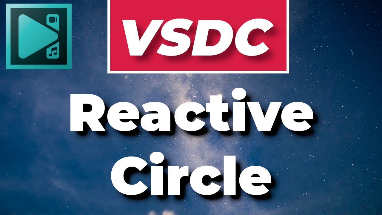 VSDC Tutorial: Audio Reactive Circle Wave Spectrum - YouTube