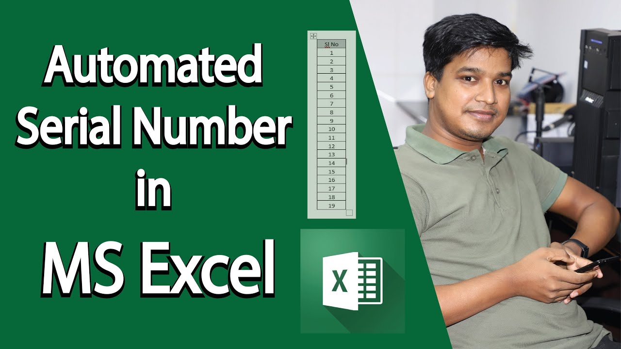 Automated Serial Number In MS Excel Emtious Ahmed Emon Automated Serial Number In MS Excel Emtious Ahmed Emon