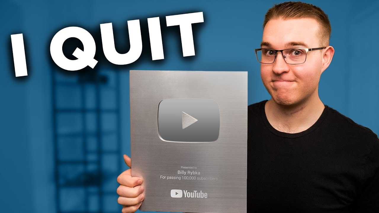 I Got 150,000 Subscribers and QUIT! Here’s why... - YouTube
