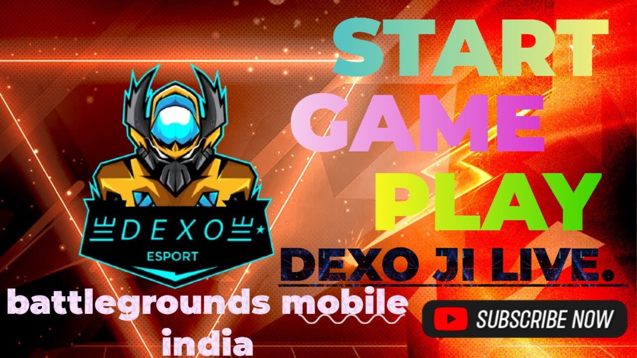 DEXO ji Live BGMI - YouTube