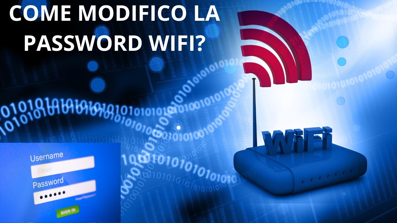 Come modifico la Password del router wifi? - YouTube