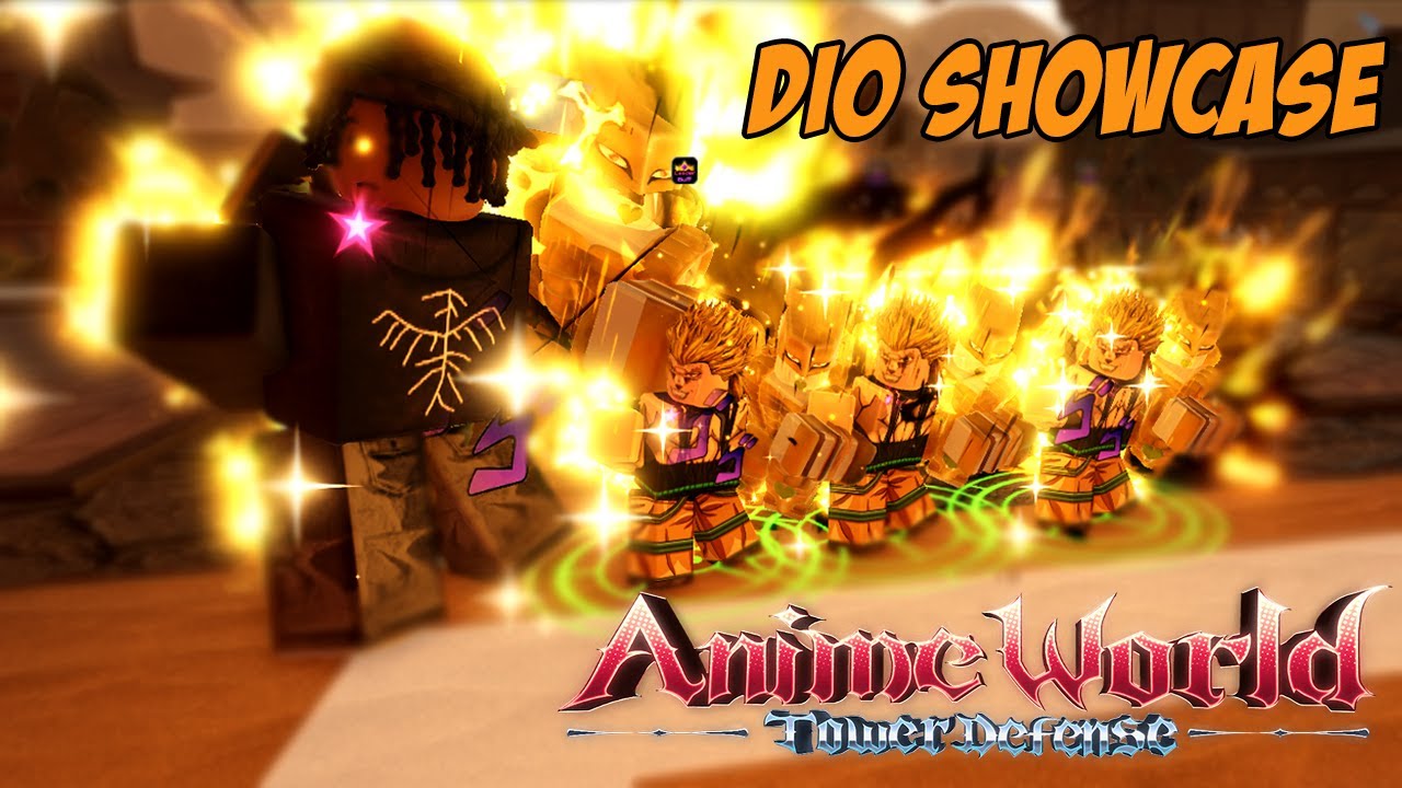 Anime World Tower Defense The World (DIO) Showcase! - YouTube