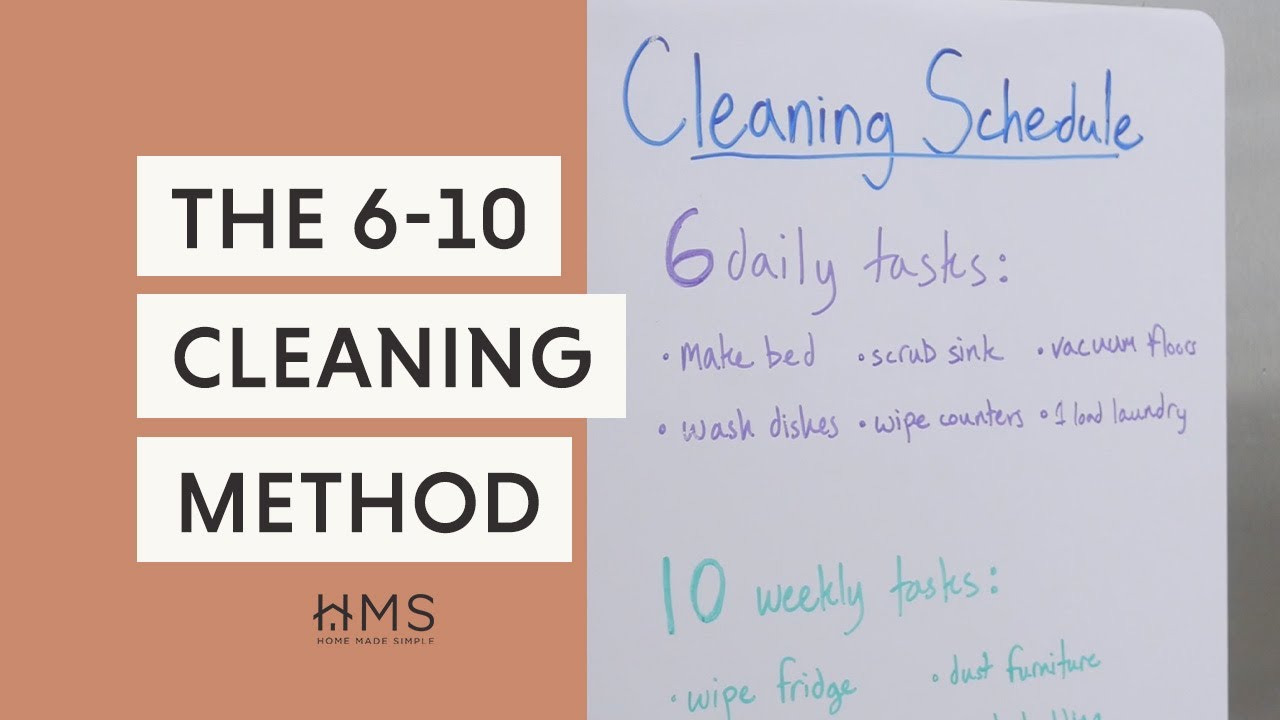THE 6 10 CLEANING METHOD YouTube