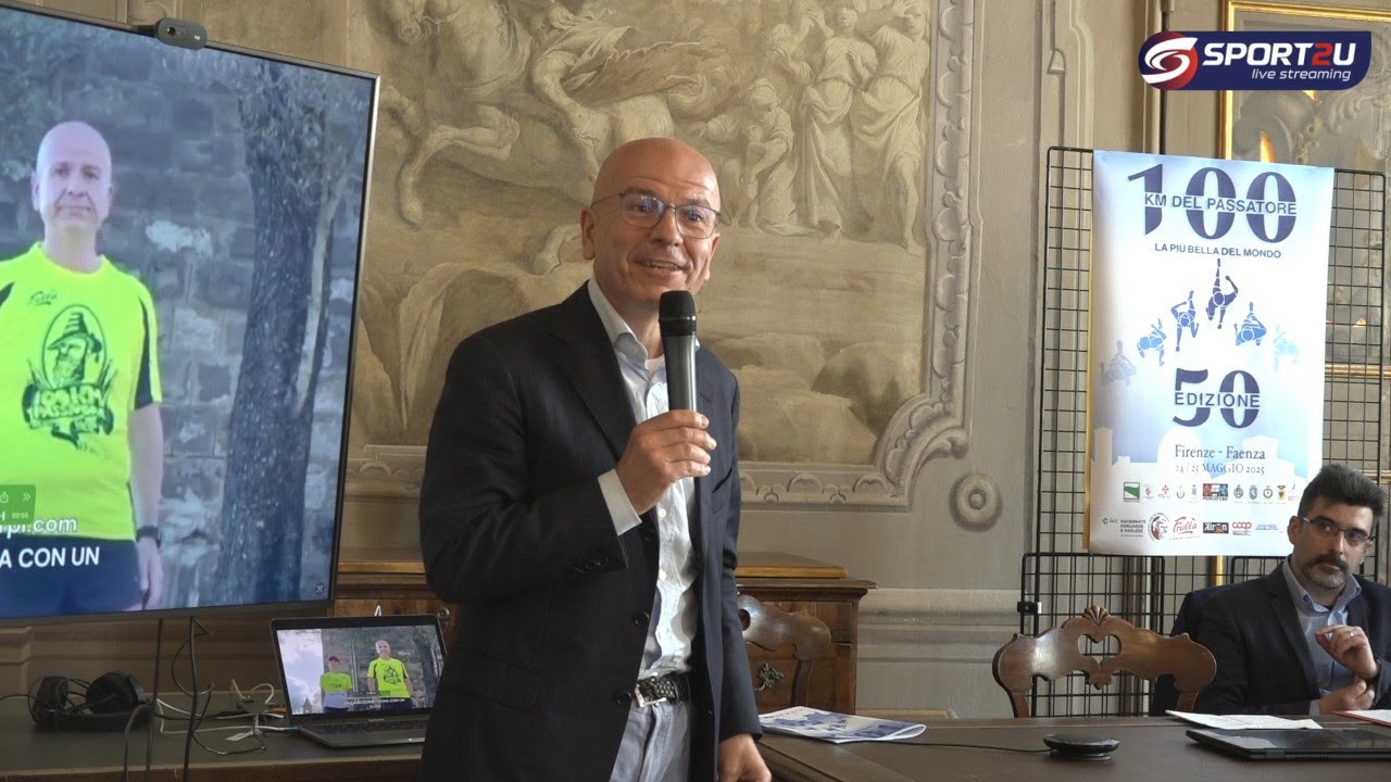 Conf. stampa 100 km del Passatore: Luca Carnevali, Resp. 100 km contro ...