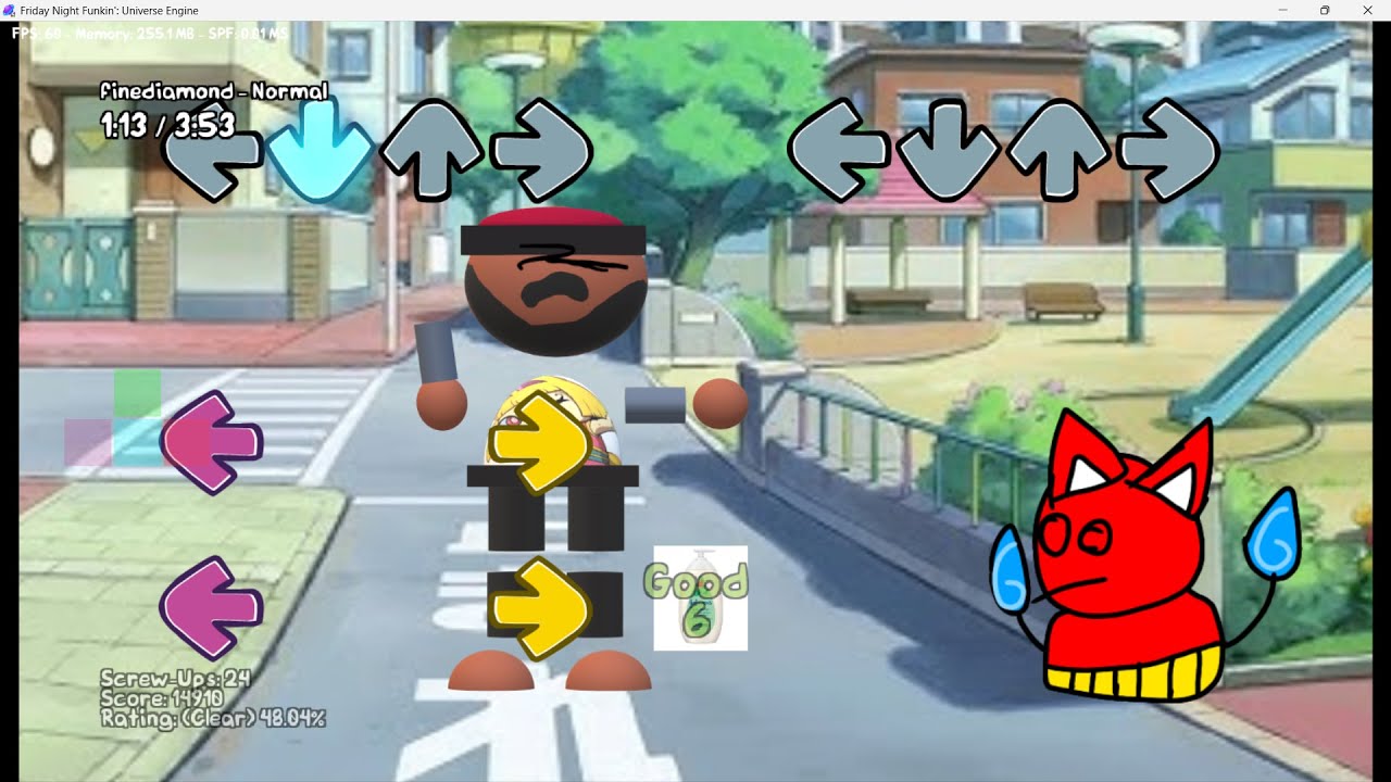 FNF Vs apollothealmighty fine diamond (super demo super super demo ...