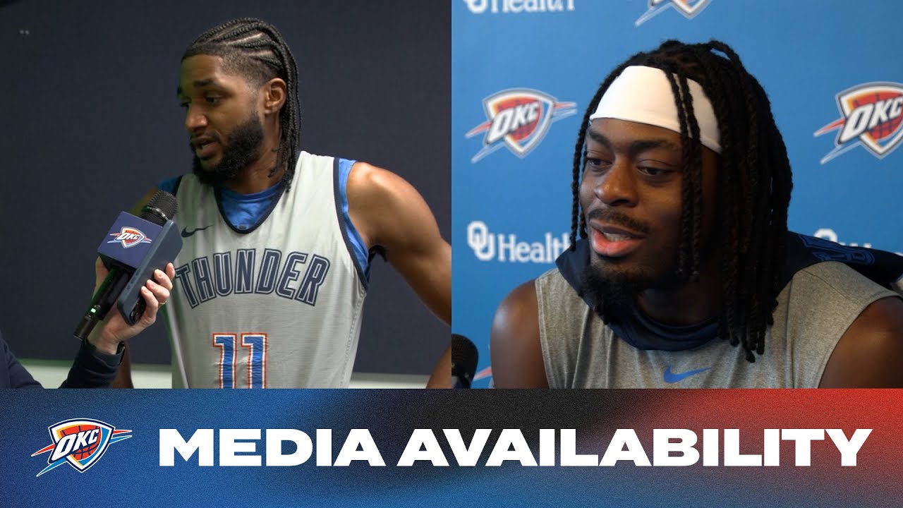 One on One with Isaiah Joe + Lu Dort Media Availability | November 13 ...