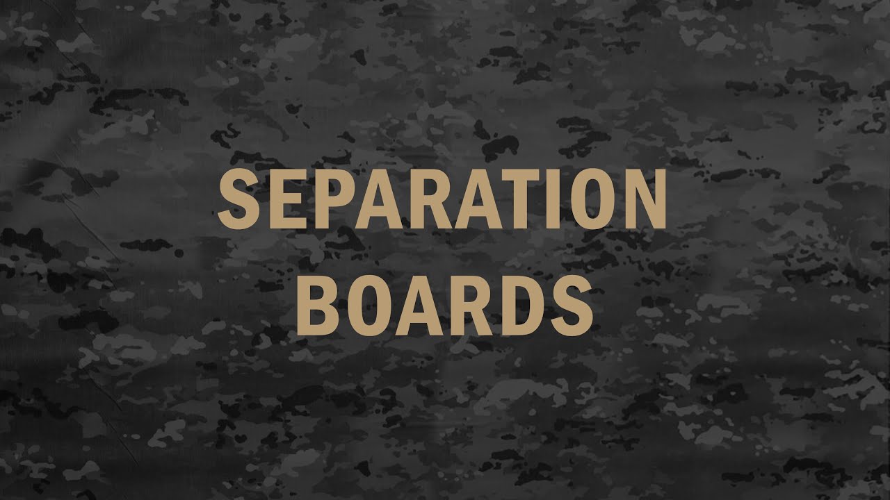Military Separation Boards - The Military Defense Firm - YouTube
