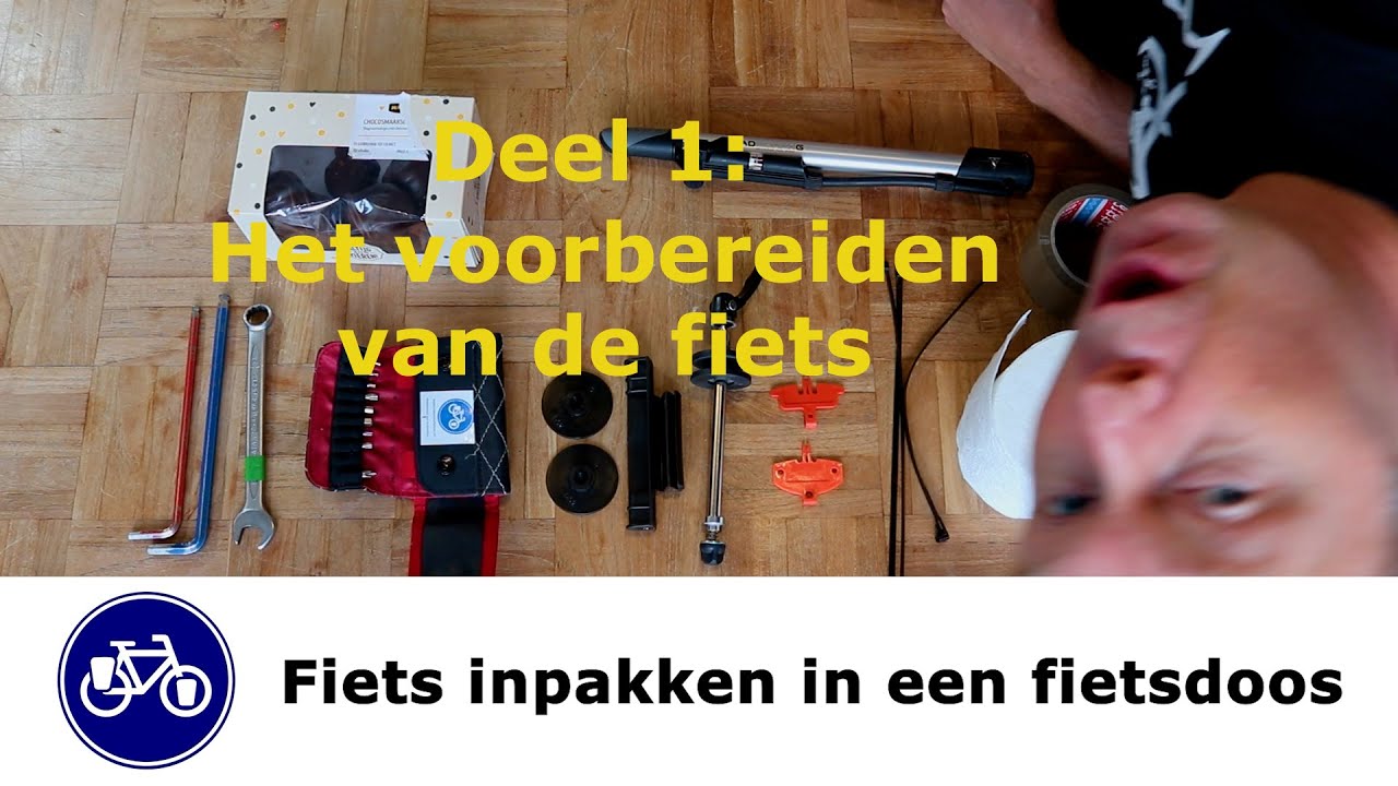 Deel 1 Fiets inpakken in Fietsdoos De Vakantiefietser - YouTube
