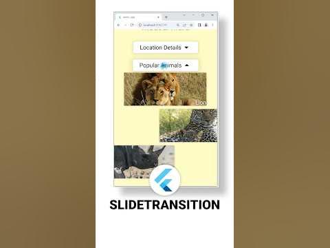 SlideTransition Flutter tips. - YouTube