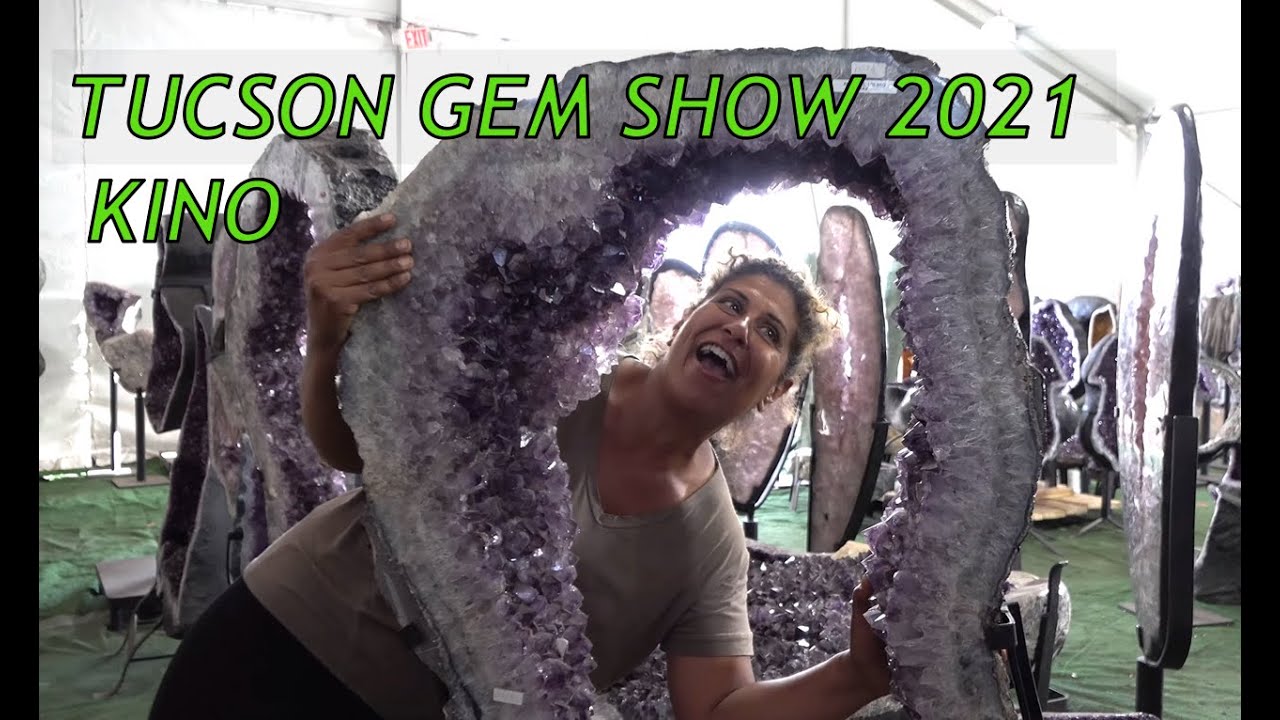 MASSIVE crystals at the 2021 Tucson Gem Show! Kino Sports Complex ...