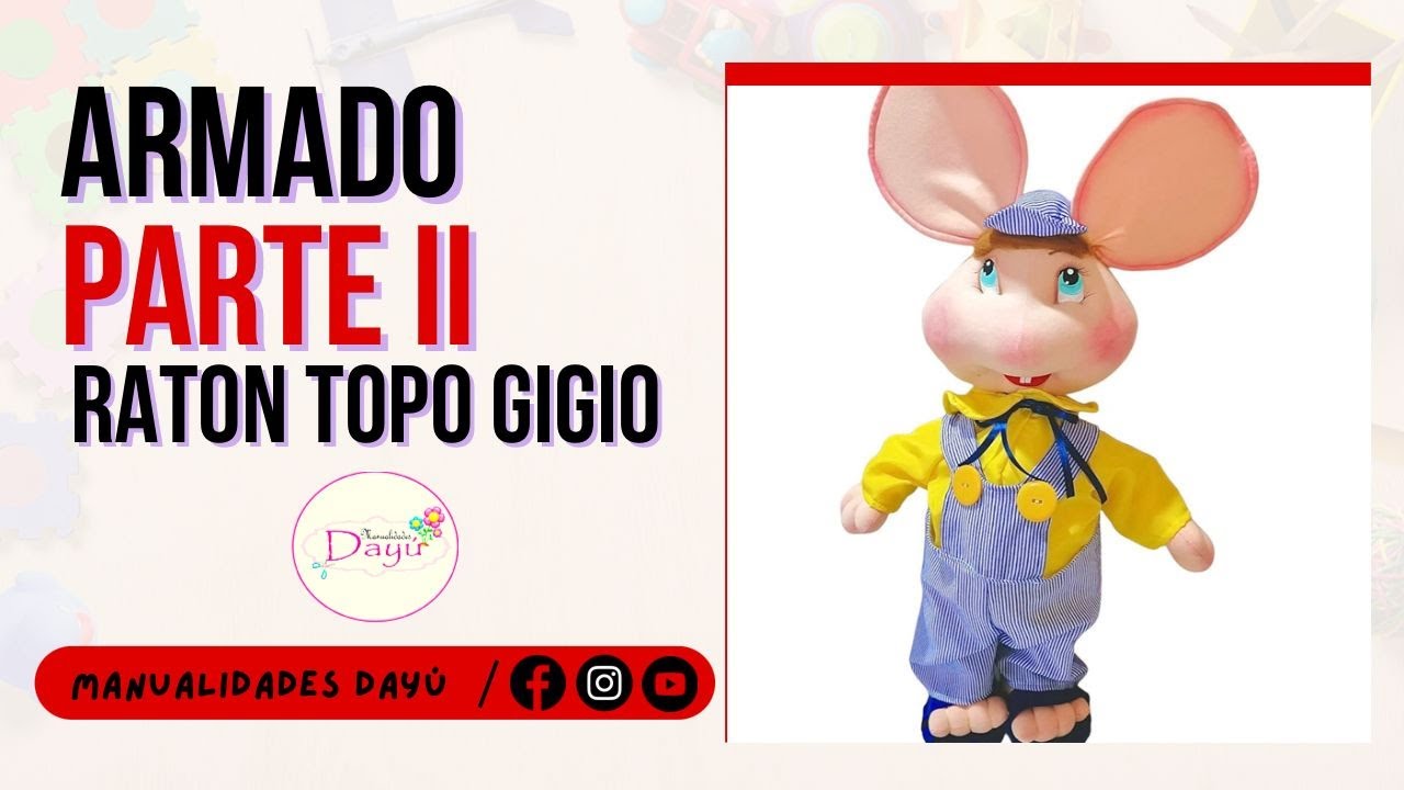 TOPO-GIGIO de TELA de PELUCHE - Parte No 2 - El Show del Topo Gigio ...