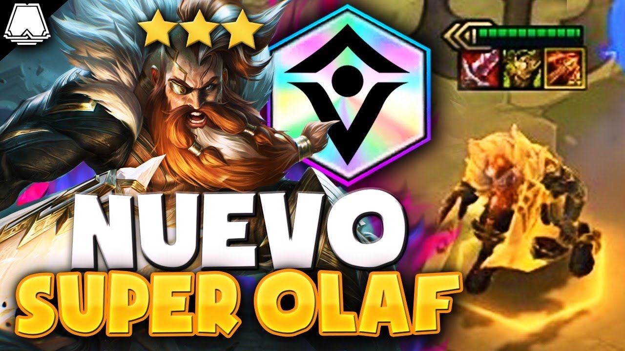 ¡EL NUEVO DIOS DE TFT, SUPER OLAF⭐⭐⭐! BRUTAL HYPERROLL DE SENTINELAS ...