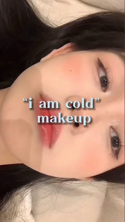 Im cold makeup look douyin | cold girl makeup trend | "i'm cold" tiktok makeup viral trend ...