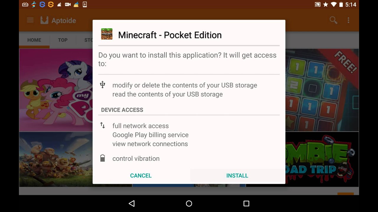 How to get Minecraft Pe for free with aptoide😙 - YouTube