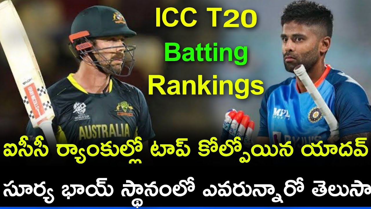 ICC T20 Batting Rankings 2024 | Top 10 T20 batting rankings | T20 World ...