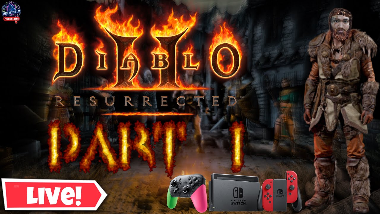 First time playing DIABLO II RESURRECTED Druid Class on Nintendo Switch ...