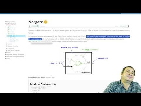 Verilog практический курс с HDLBits! Описал NOR! Ты не поверишь но это детектор 0! Знал? 2023 11 ...