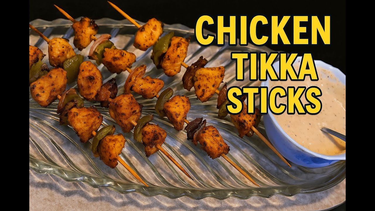 Air Fryer Chicken Tikka Sticks Recipe🍴😋 - YouTube