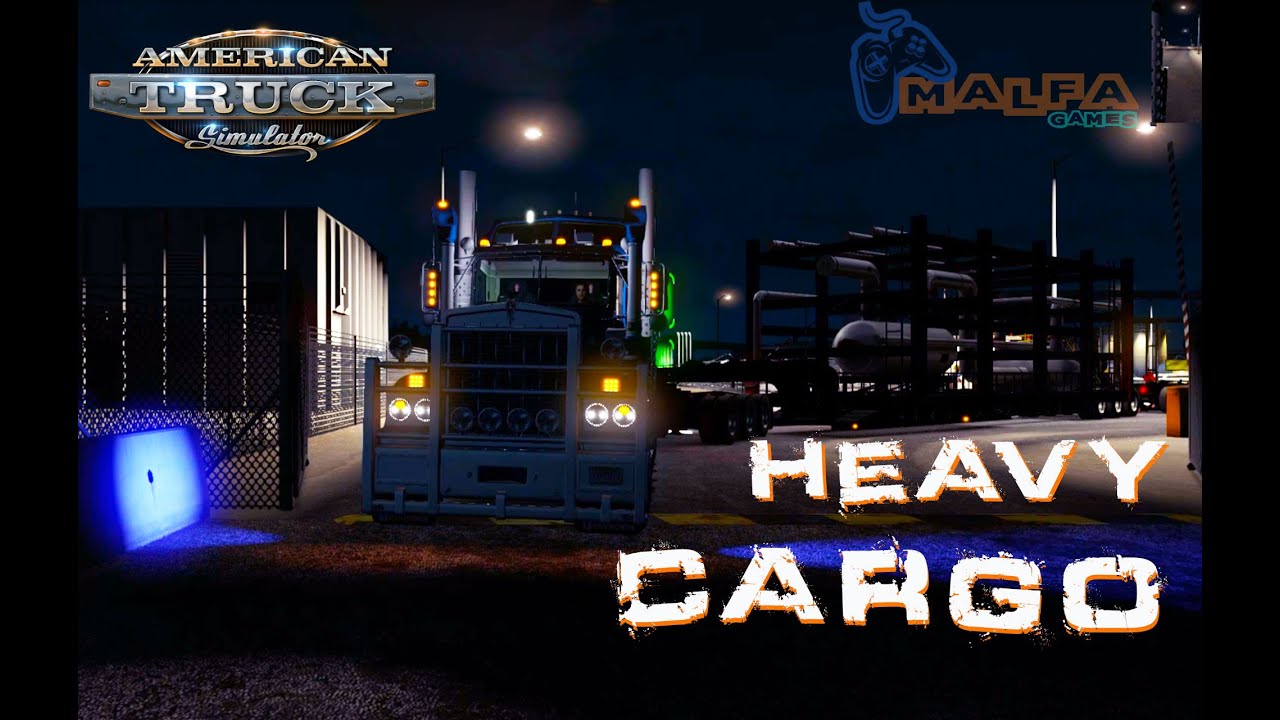 American truck simulator heavy cargo ( Cargas pesadas ) - YouTube