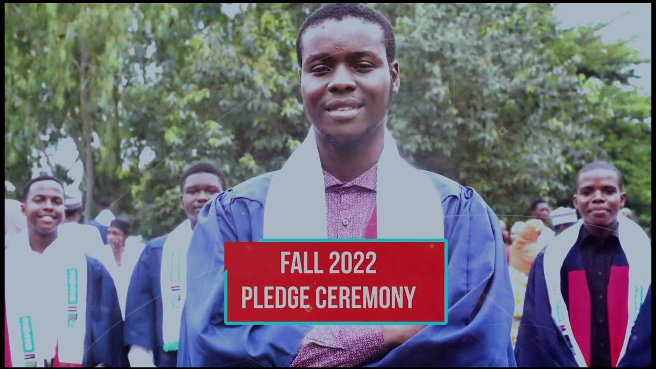 FALL 2022 PLEDGE CEREMONY - YouTube