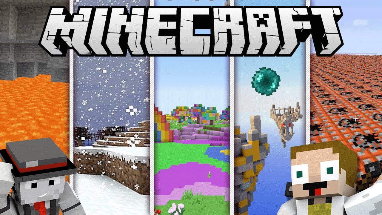 [GEJMR] Minecraft - Nové SkyWars na 5 různých variant! - YouTube