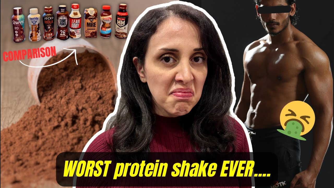 I tried every protein shake and this one was the most DISGUSTING - YouTube