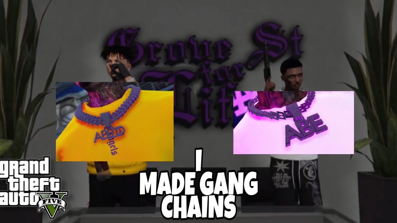 Made Gang Chains In GTA 5 RP (FiveM) | Grove St. Recording Studio Club ...