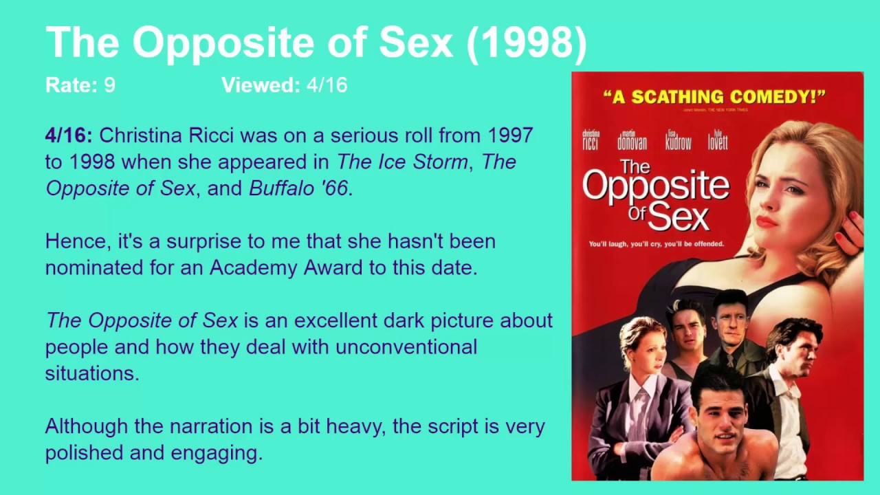 Movie Review The Opposite Of Sex 1998 [hd] Youtube