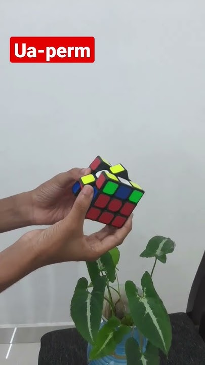 CFOP pll ua perm algorithm to solve a Rubik's cube easily. - YouTube
