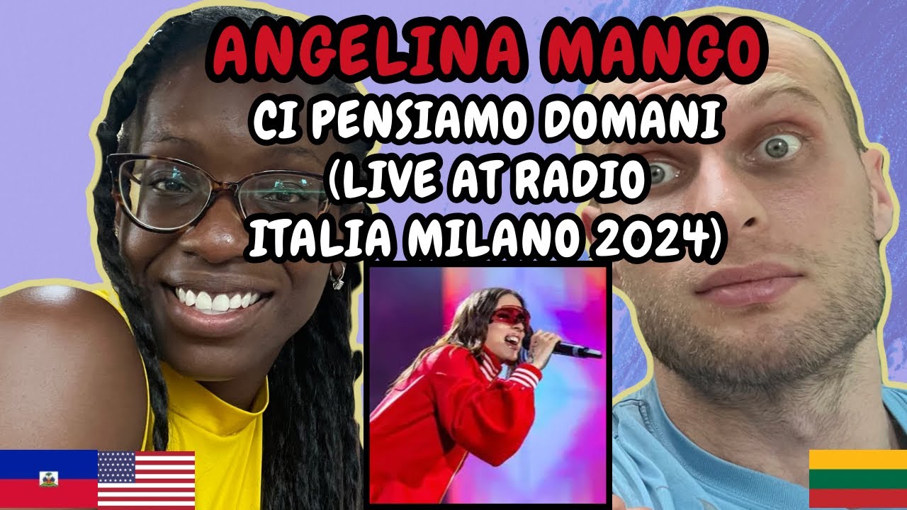 REACTION TO Angelina Mango - Ci Pensiamo Domani (Radio Italia Live ...