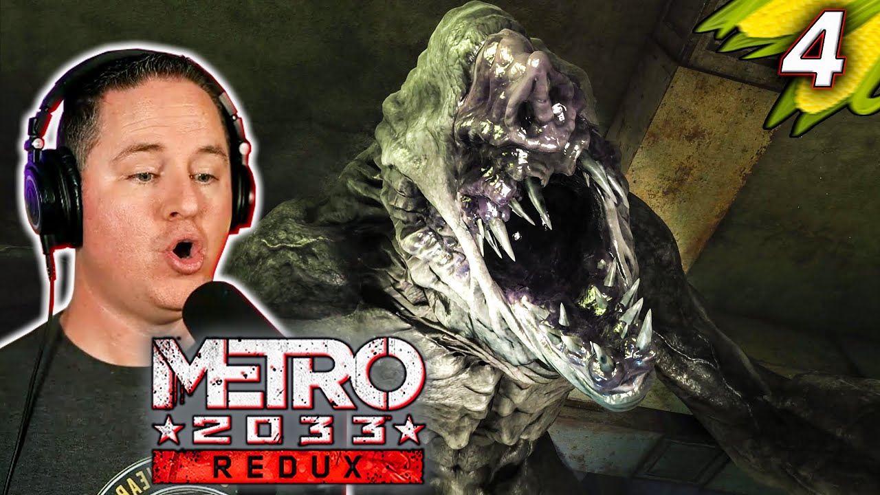 The Ghost Tunnels are TERRIFYING! | Lets Play Metro 2033 Redux [Part 4 ...