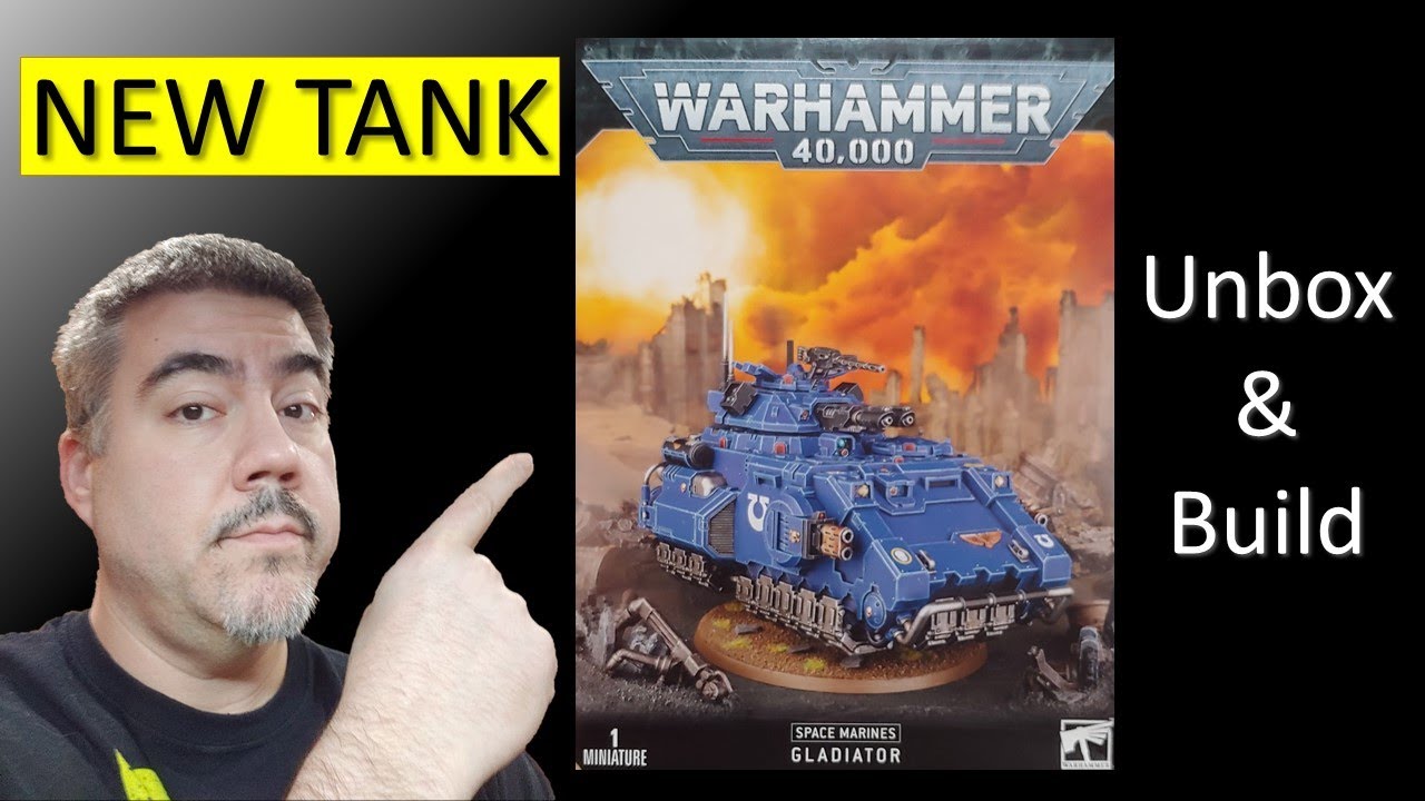 Unboxing NEW Space Marine Primaris GLADIATOR Tank I Unbox & Variants ...
