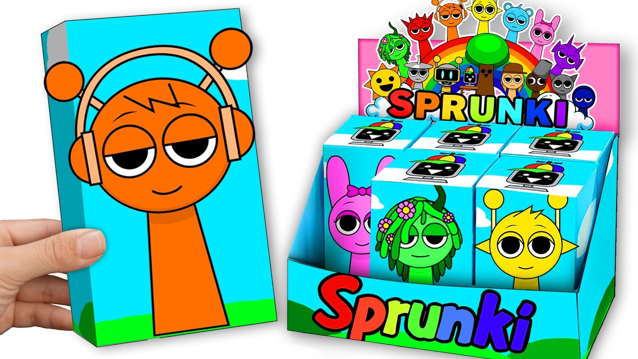 💖Paper DIY💖 Unboxing OREN SPRUNKI Box | All INCREDIBOX SPRUNKI MYSTERY ...