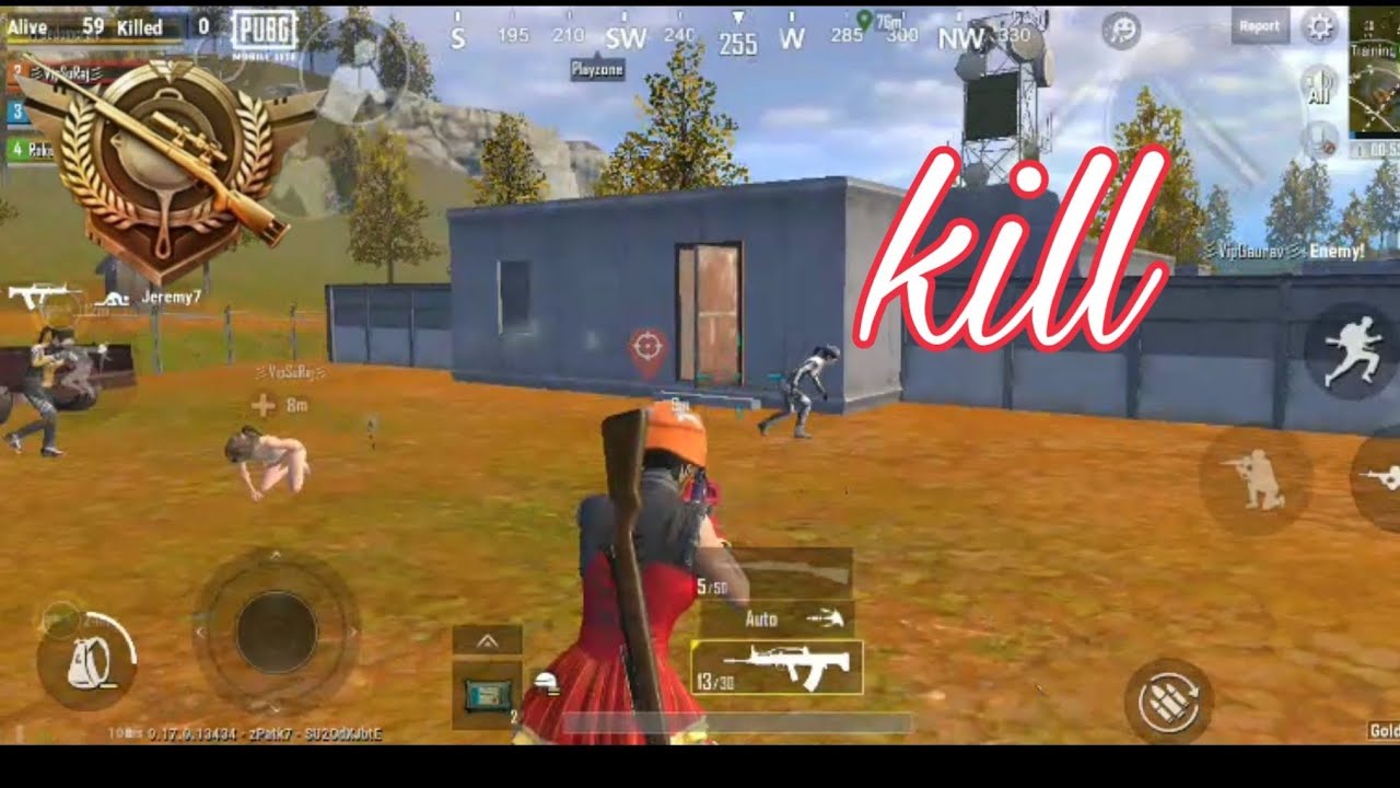 Erangle map gameplay in pubg lite - YouTube