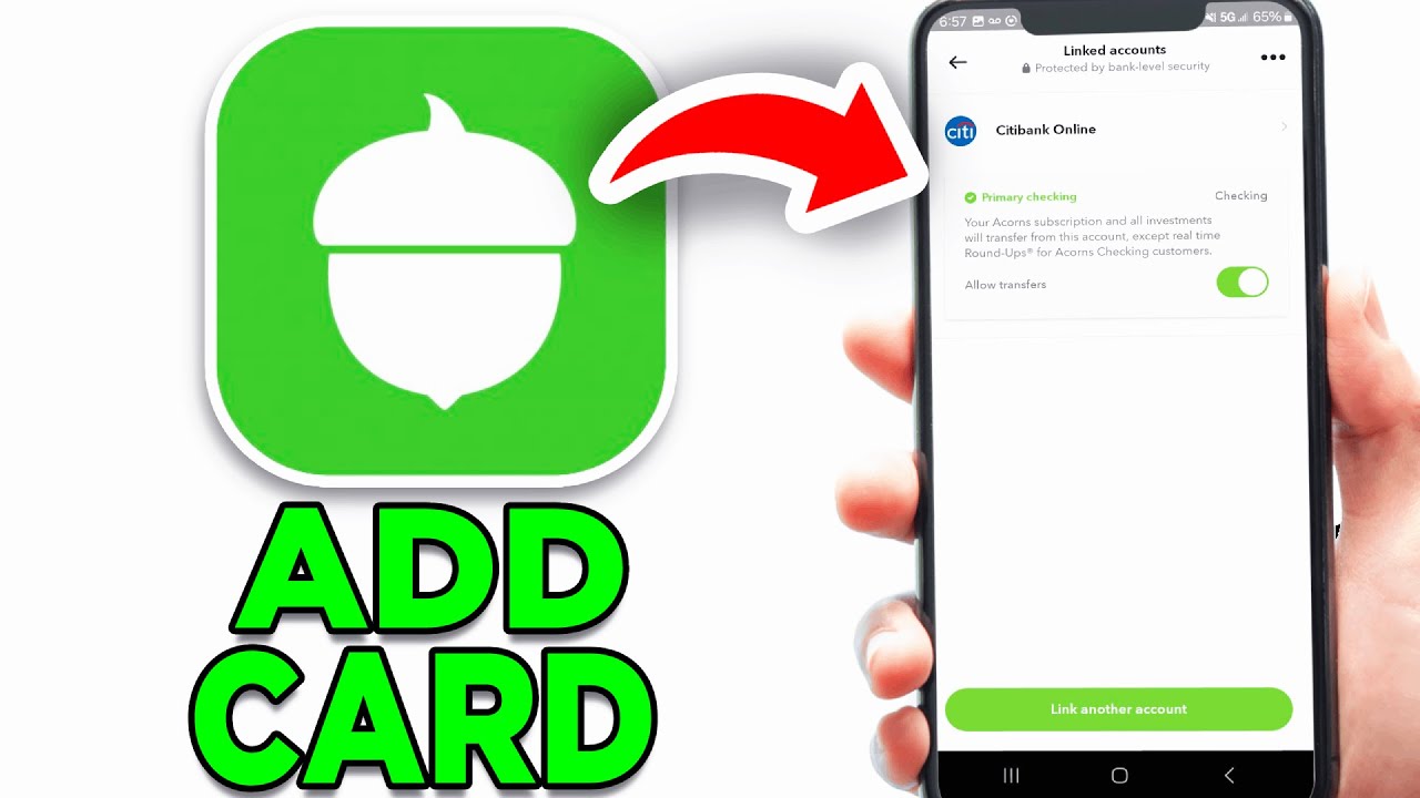 How To Add Bank Account To Acorns Account! - Full Guide - YouTube