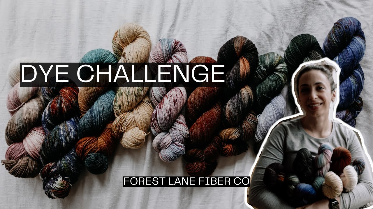 10 Colorways Designed by You - Yarn Dyer Challenge - YouTube