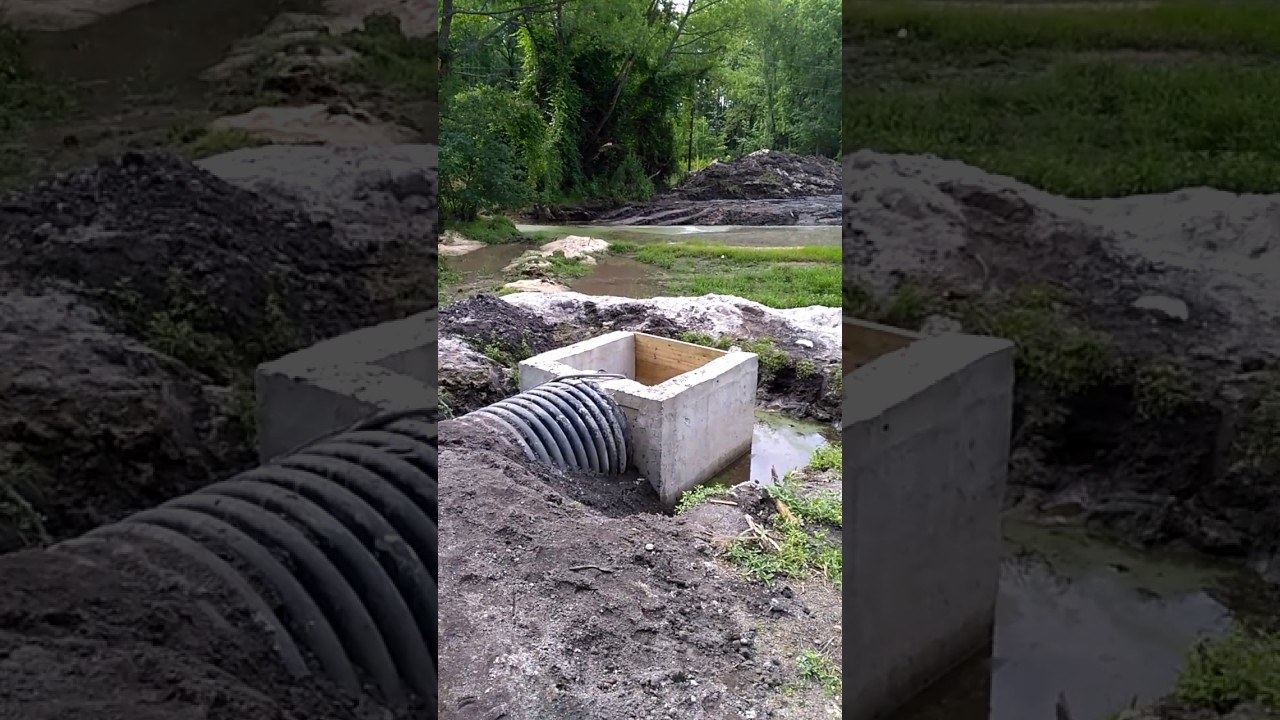 Pipe Installation in Dam - YouTube